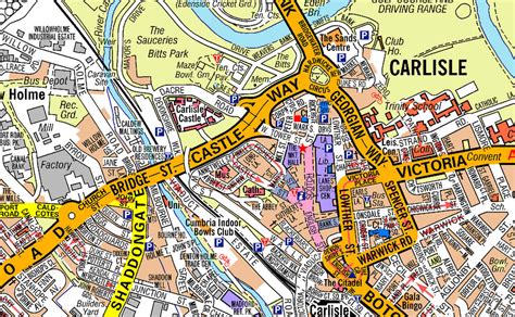 Carlisle 10k X 10k A Z Map I Love Maps