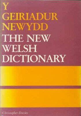 Geiriadur Newydd New Welsh Dictionary Welsh Edition EBay