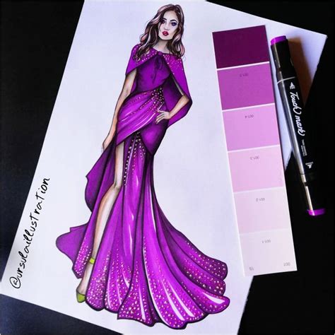 Pin By Nusaiba Bee On Designs Fashion Illustration Sketches Dresses