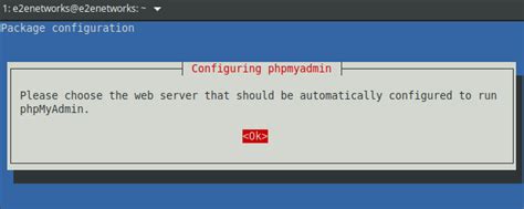 Connect DBaaS PhpMyAdmin E E Cloud