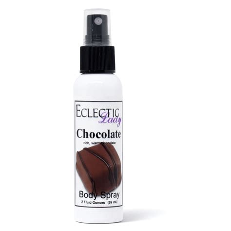 Chocolate Body Spray Eclectic Lady Hydrating Mist Unisex 2 Oz