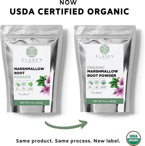 Organic Marshmallow Root Powder 8 Oz Usda Certified Althea