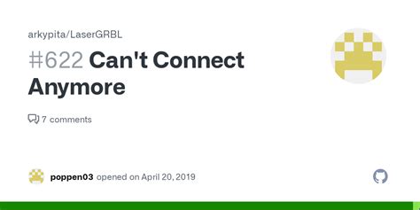 Can T Connect Anymore Issue Arkypita LaserGRBL GitHub