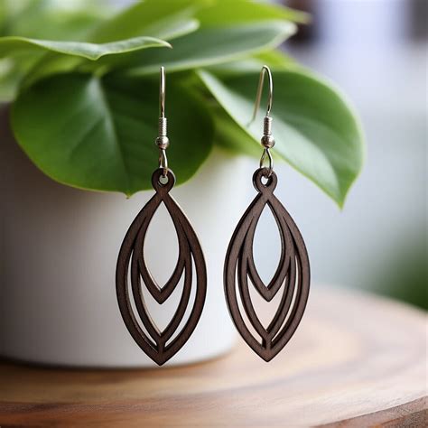10 Laser Cut Dangle Designs For Women Geometric Earring Elegant