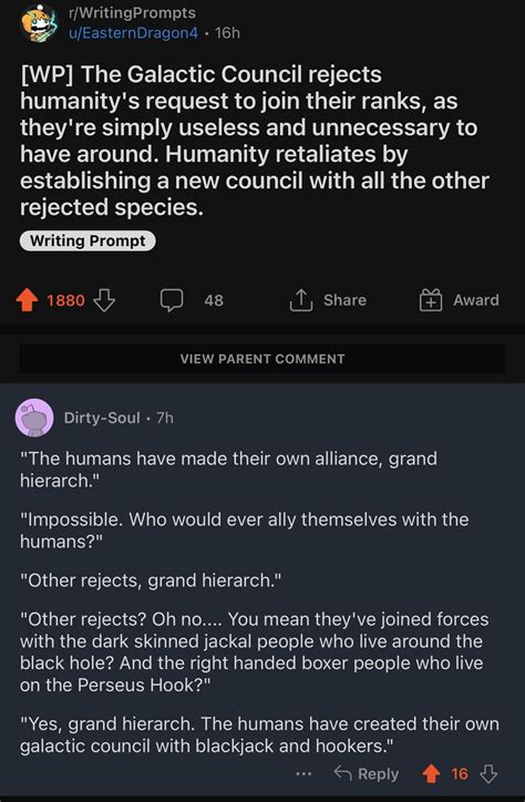 Dude Put This Up On Rwriting Prompts And Somehow Didnt See This