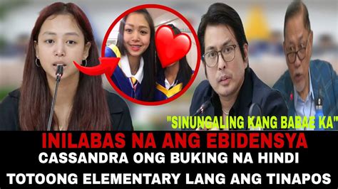 Cassandra Ong Buking Na Graduation Picture Noong College Siya Lumantad