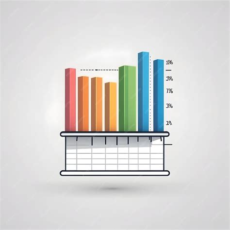Premium Photo Bar Graph Icon Business Chart Data Visualization Graph Diagram Statistical Bar