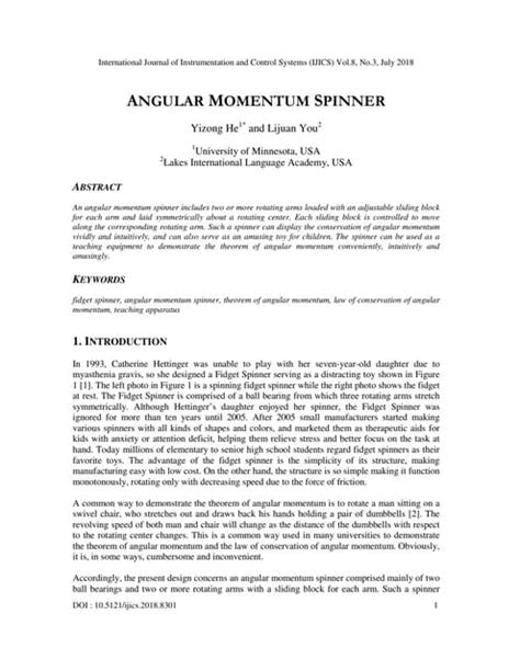 Angular Momentum Spinner Pdf Angular Momentum Spinner Pdf