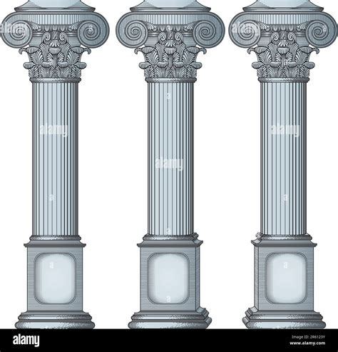 Big Column Vector Stock Vector Image And Art Alamy
