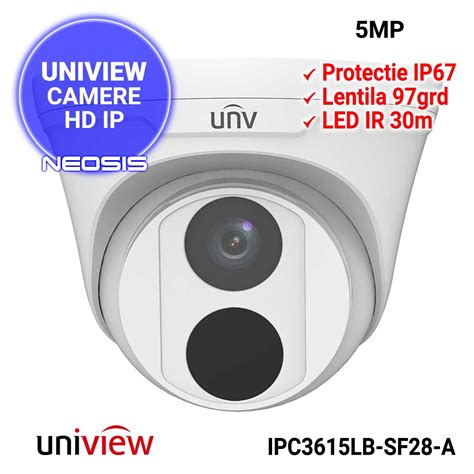 Camera IP MP Interior UNIVIEW IPC LB SF A Neosis Ro