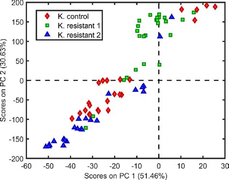 Scores On The First Principal Component Versus The Second Principal Download Scientific Diagram