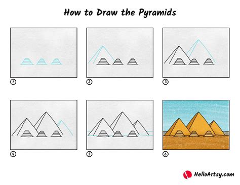 How To Draw A Pyramid