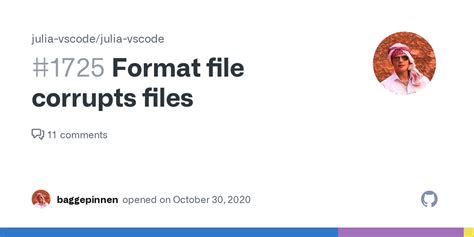 Format File Corrupts Files · Issue 1725 · Julia Vscodejulia Vscode · Github