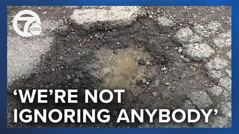 Pothole Patching Requests Up In Oakland County Road Commission Not Ignoring You Youtube
