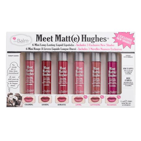 The Balm Meet Matte Hughes Liquid Lipstick Set Vol3