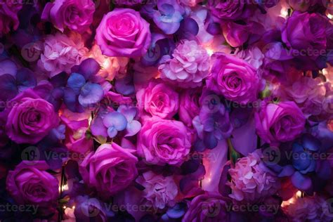 AI Generated Pink Roses Background Stock Photo At Vecteezy