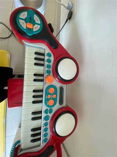 Elc Keyboard With Drum Mic And Scratch Disc Hobbies And Toys Music