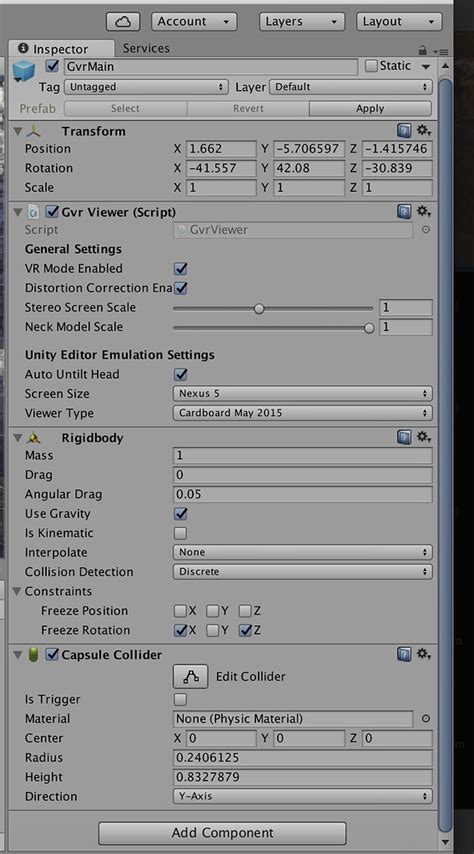 Cardboard Vr Cant Look Up Or Down Turning Left And Right Just Flips