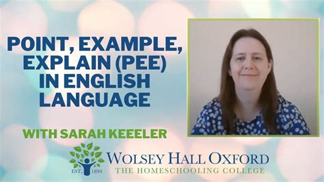 Point Example Explain In English Language Pee Youtube