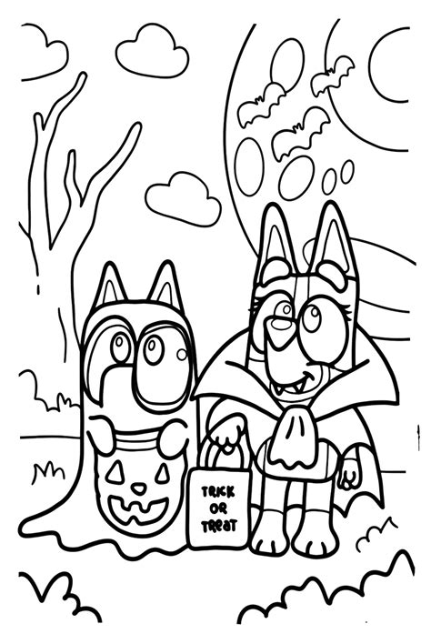 Dibujos Para Colorear De Bluey Y Bingo Dibujos Para Colorear Imprimir