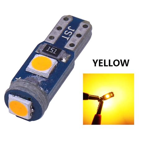 หลอดไฟ T5 Led W3w W1 2w Led Canbus 12v สําหรับติดแดชบอร์ดรถยนต์ 1 ชิ้น