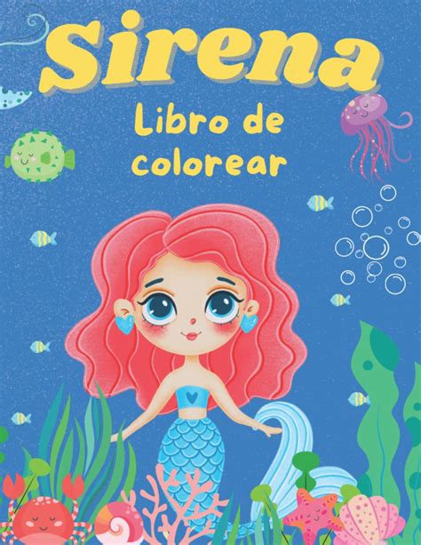 Buy Sirena Libro Para Colorear 50 Dibujos De Sirenas Para Colorear