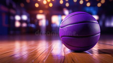 Glossy Purple Basketball Stock Illustration Illustration Of Sports