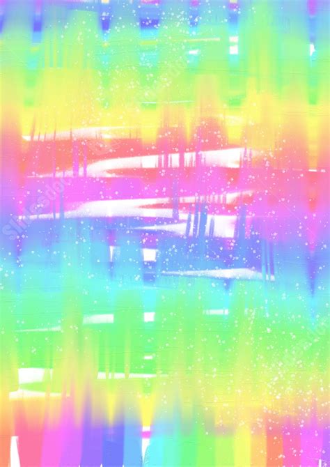 Abstract Gradient Art In Rainbow Colors Page Border Background Word