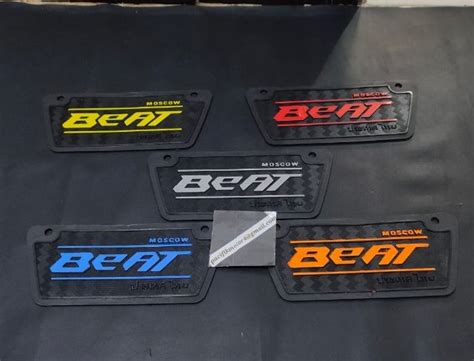 MUDFLAP BEAT KARBU KARBON KARET PENAHAN LUMPUR KOLONG SPAKBOR BEAT