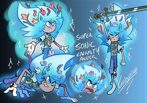 Super Sonic Calamity Power By Klaudiapasqui On Deviantart