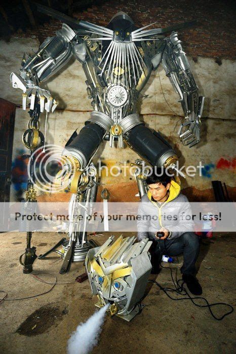 Scrap Metal Transformers Built By Farmers Tekkaus Malaysia Lifestyle Blogger Influencer