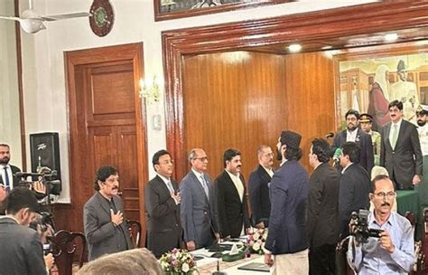9 Member Sindh Cabinet Takes Oath Such Tv