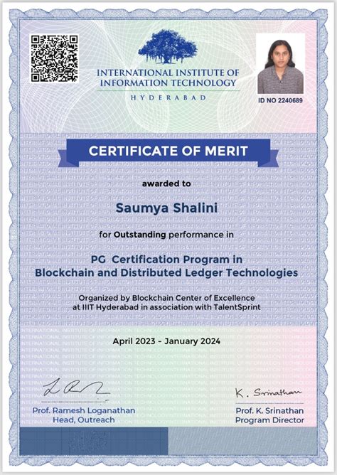 Saumya Shalini On Linkedin Blockchain Talentsprint
