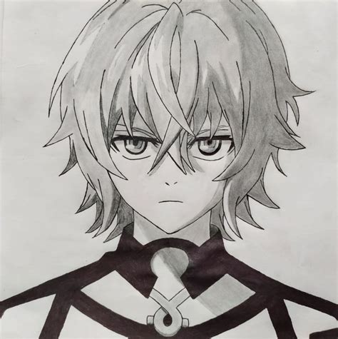 Mikaela Hyakuya From Owari No Seraph Drawing