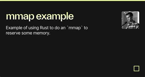 mmap example codesandbox