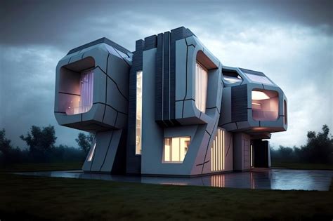 Futuristic Architecture House