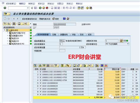 sap 物料主数据 “成本视图” sap 物料主数据成本视图 csdn博客