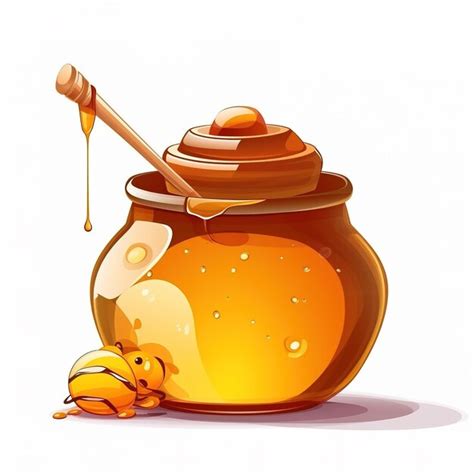 Premium Photo Honey Pot Illustration