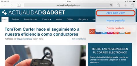 Como Utilizar La Función Split View En Safari Con Ios 10