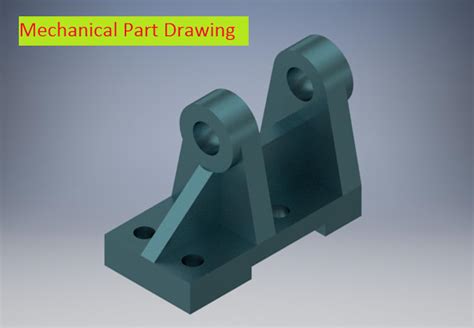 Design Part Assembly Drawing Through Autodesk Inventor A Cad By M