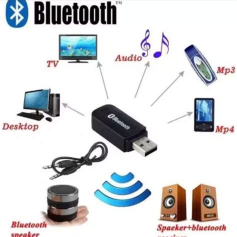 Jual Sambungan Speaker Salon Usb Bluetooth Music Receiver Wireless Music Receiver USB FREE