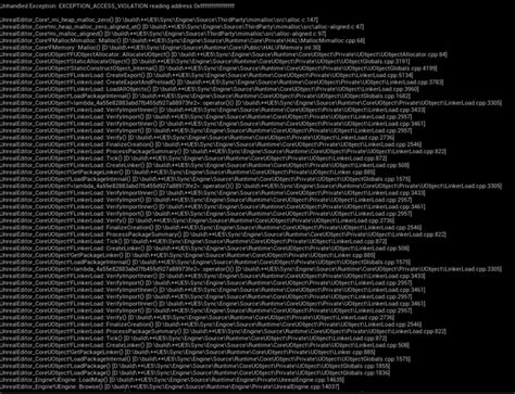 My Game Crashes Only In Standalone Or Build And Works Fine In Editor Please Help Runrealengine