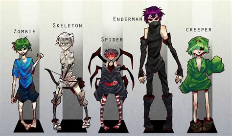 Minecraft Mobs By Lady Was Taken On Deviantart