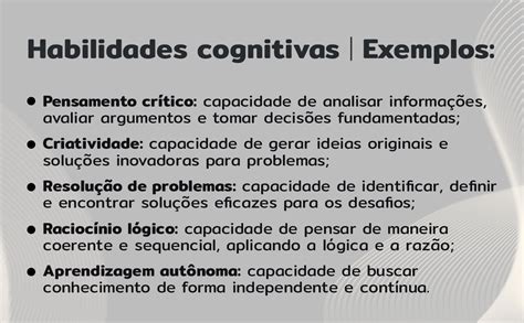 Habilidades Cognitivas Socioemocionais E Comportamentais Colégio Planck