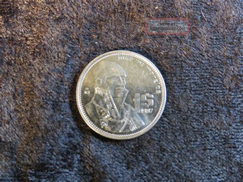 Mexico Jose Morelos Eagle Peso Vintage Mexican Mxp Dollar Coin Flip