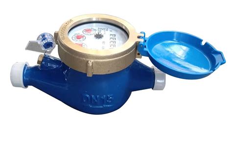Dn25 Dry Dial Cold Hot Single Jet Vane Wheel Brass Water Meter For Home