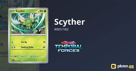 Scyther 001162 Temporal Forces Pkmngg