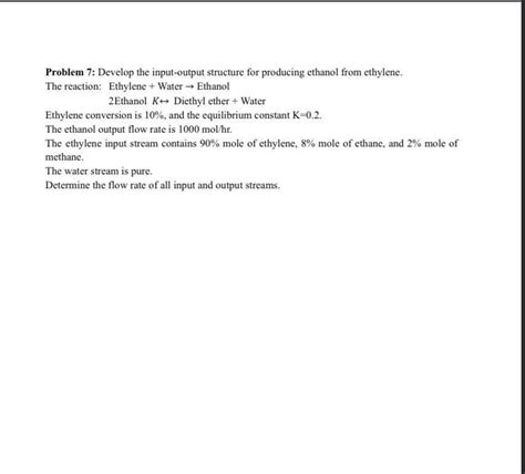 Problem 7 Develop The Input Output Structure For