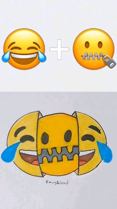 🎉 Mastering Emoji 🌟🤐😂 Drawing Art Emojimix Youtube