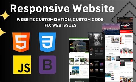 Custom Code Responsive Website In Html Css Js Bootstrap By Wgdesignerar Fiverr